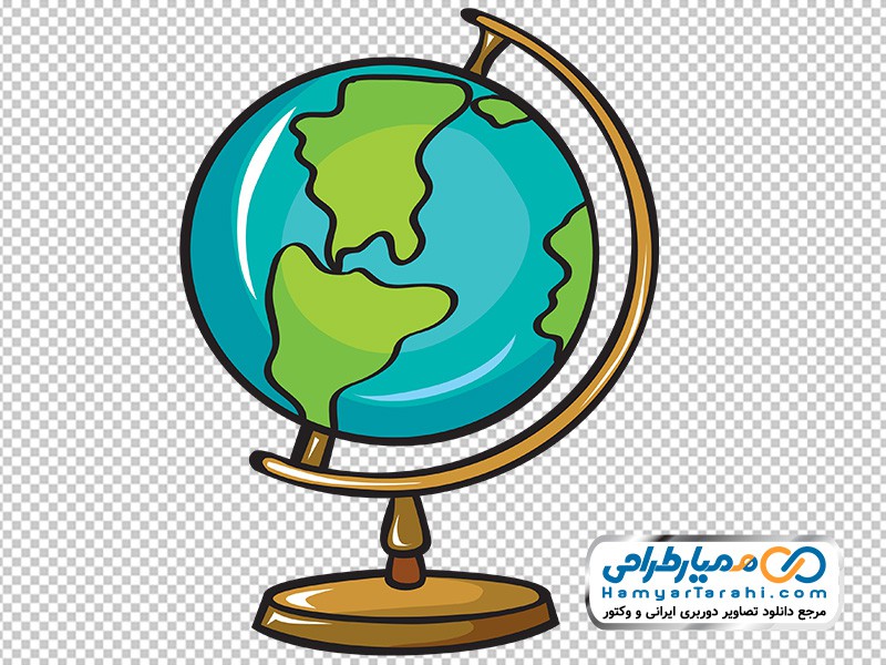 نقاشی ماکت کره زمین رومیزی 09191037 همیار طراحی