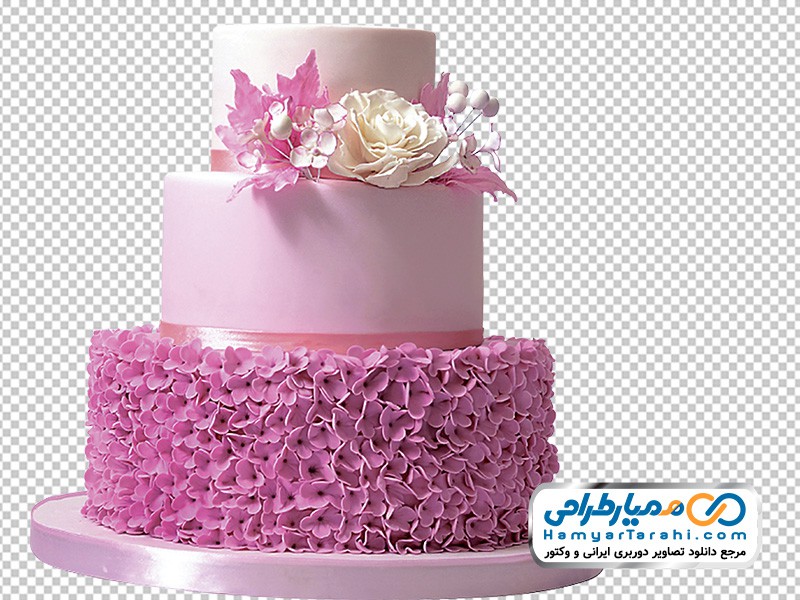 دوربری کیک جشن عقد 07100437 همیار طراحی